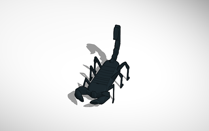 3D design Scorpion - Tinkercad