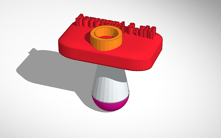 3D design Stamp | Tinkercad