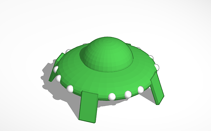 3D design UFO - Tinkercad