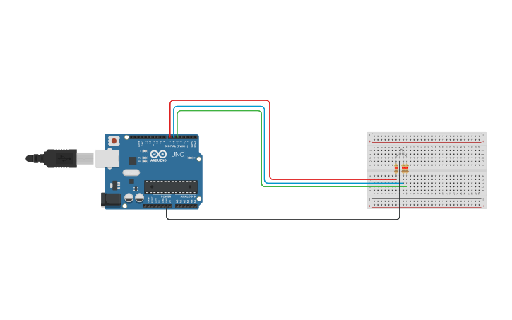 Circuit design EMBEDDED LAB - LAB 3 - TASK 4 - Tinkercad