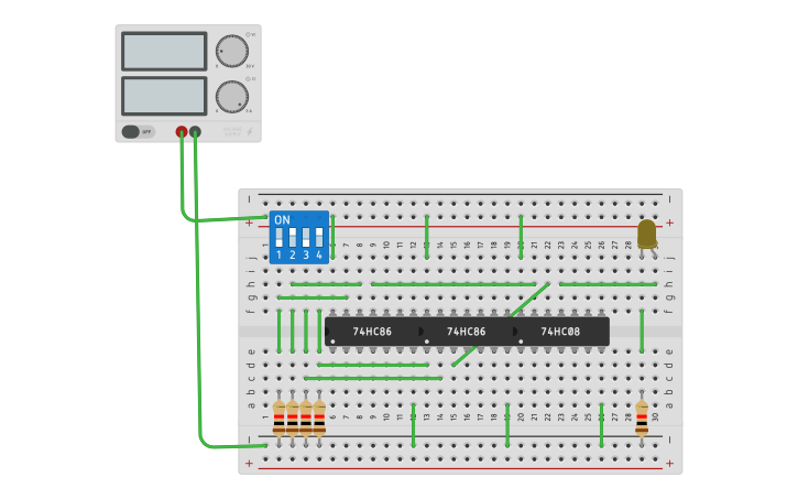Circuit design logic #1 | Tinkercad