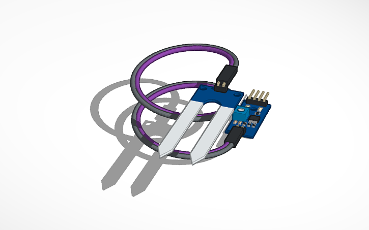 3D design Soil Moisture Detection Sensor - Tinkercad