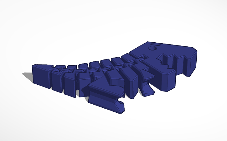 3D design T rex - Tinkercad