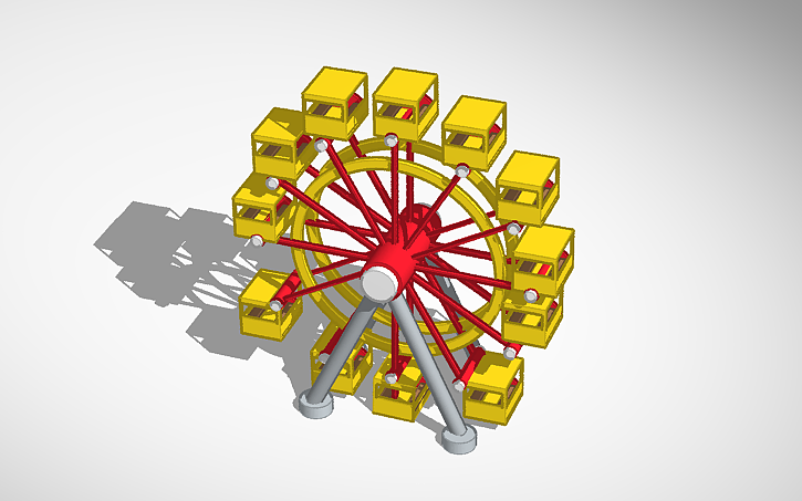 3D design WHEEL GIANT - Tinkercad