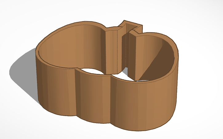 3D design Pumpkin Cookie Cutter - Tinkercad