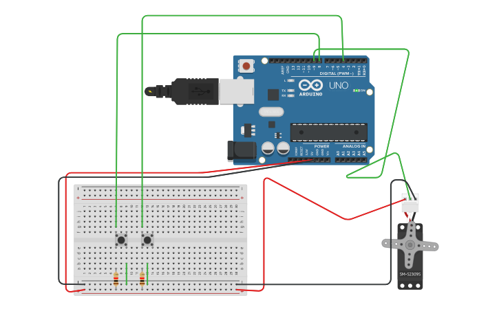 Circuit Design Servo Motor With Two Buttons Clockwise And Counter 7767