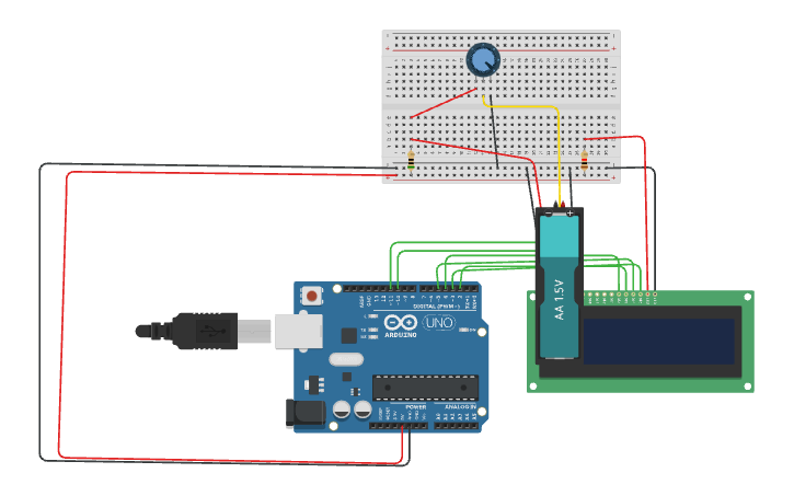 Circuit design keyboard - Tinkercad