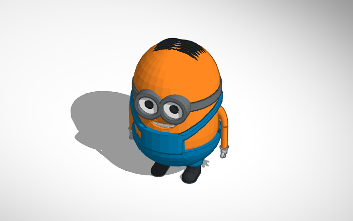 3D design Minion full - Tinkercad