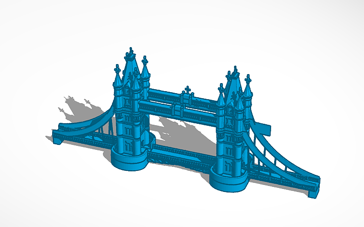 3D design Tower bridge - Tinkercad