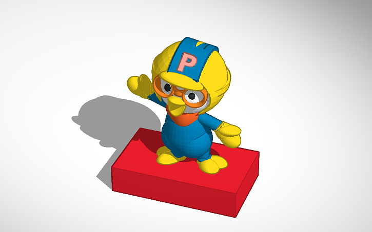 3D design Copy of 뽀로로(pororo) - Tinkercad