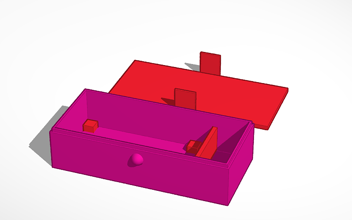 3D design ESP8266 12e Lolin DHT project box - Tinkercad