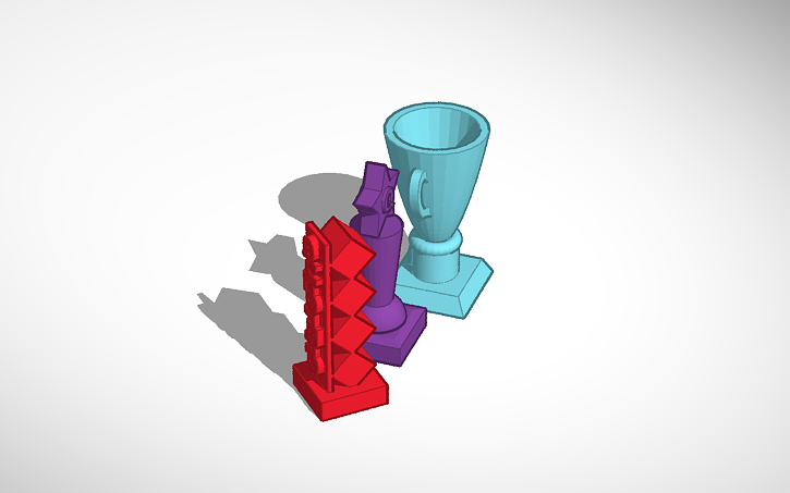 3D design DML Trophy Questers | Tinkercad