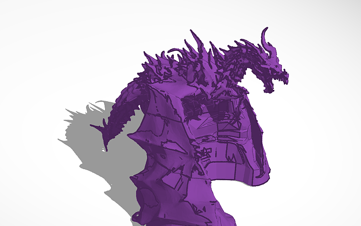 3D design the dragon - Tinkercad