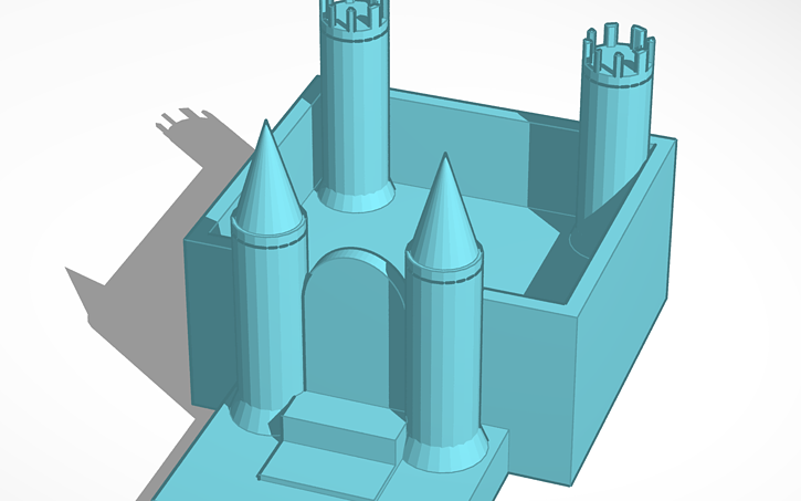 3D design castle | Tinkercad