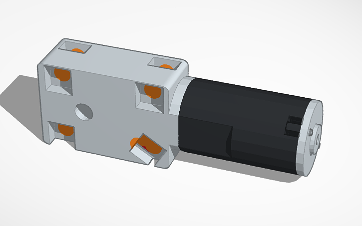 3D design 5840-31ZY DC Geared Motor | Tinkercad