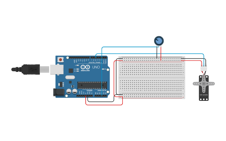 Circuit design micro_servo | Tinkercad
