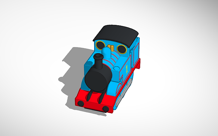 3D design Thomas The Tank Engine - Tinkercad