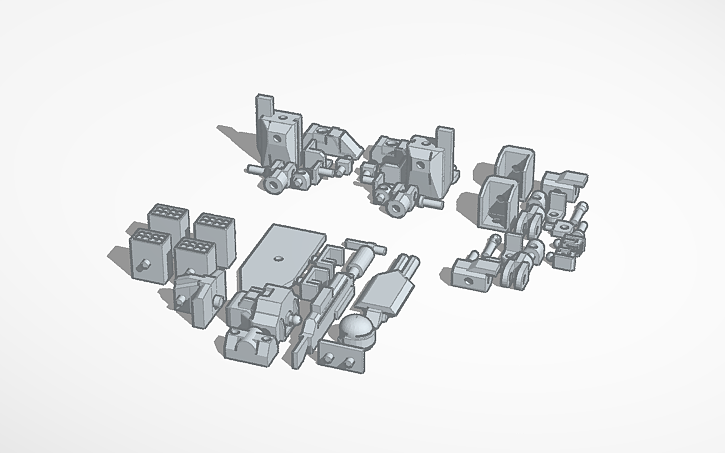 3D design Buster mech MK3 - Tinkercad