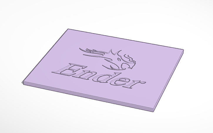 3D design Ender v3 is the best - Tinkercad