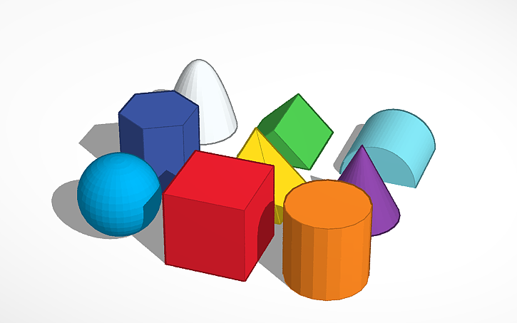 3d Design Shapes Tinkercad
