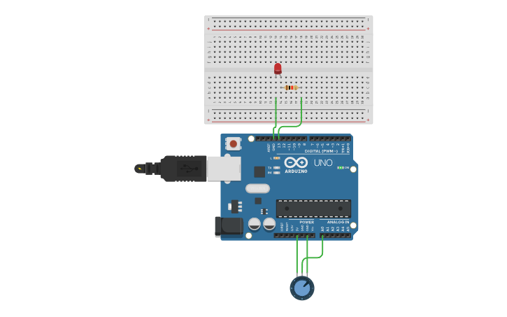Circuit design 5b_Analog Input_Analog Read - Tinkercad Circuit design 5b_Analog Input_Analog Read - Tinkercad