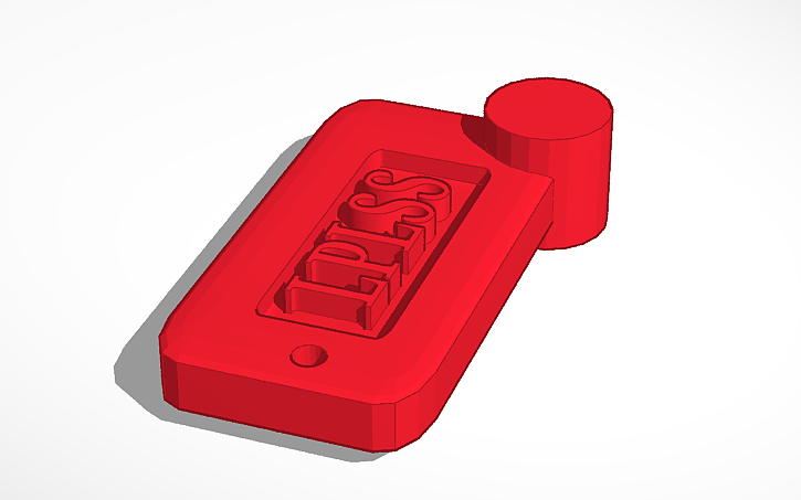 3D design 1B99_Key Tag | Tinkercad
