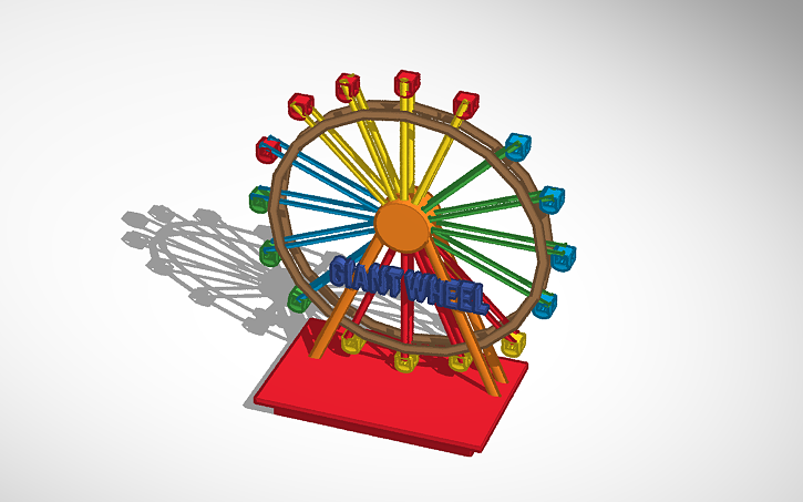 3D design Giant Wheel - Tinkercad