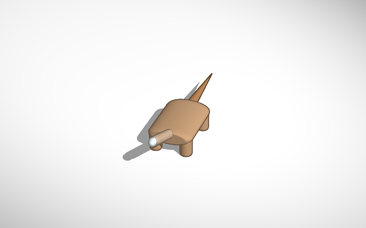 3D design Brontosaurus (updated 2020) - Tinkercad