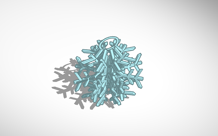 3D design Snowflake - Tinkercad