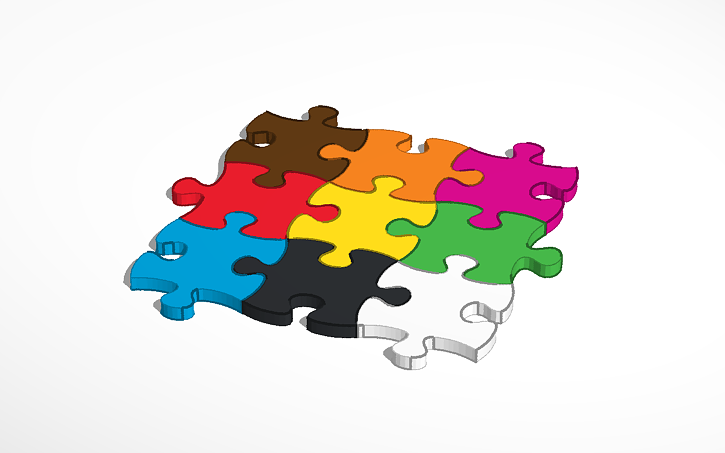3d Design Puzzle Tinkercad