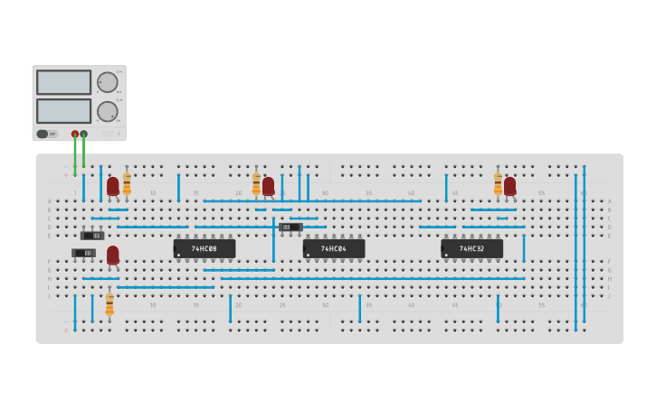 Circuit design Week10-MUX-2-input - Tinkercad
