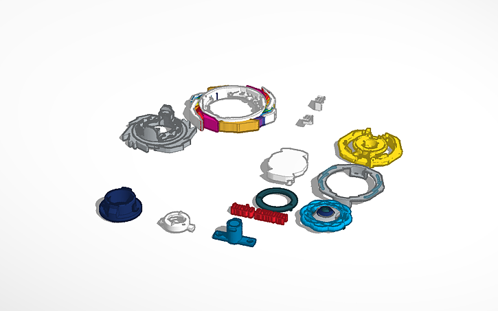 3D design Storm Dragon.Crash.Turbo - -6 beyblade burst db (dynamite ...