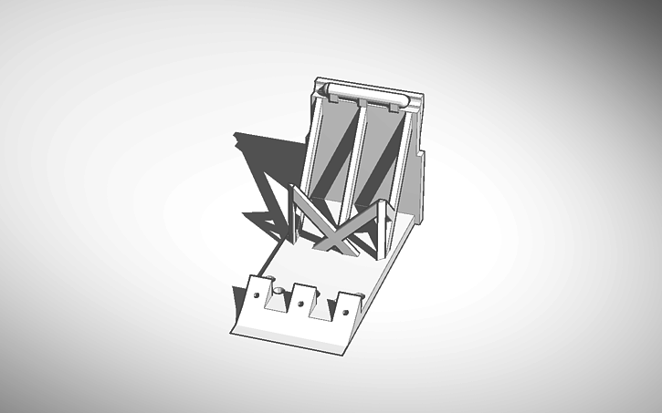 3D design Sumo chassis - Tinkercad