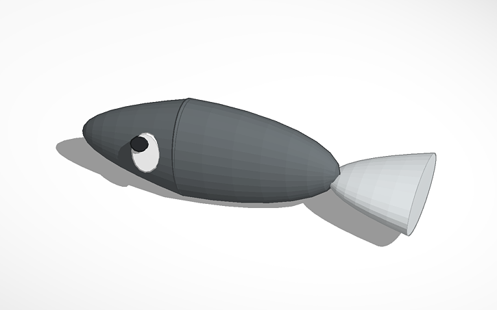 3D design the fish - Tinkercad