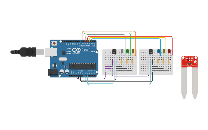 Circuit Design Sensor De Temperatura Arduino Tinkercad