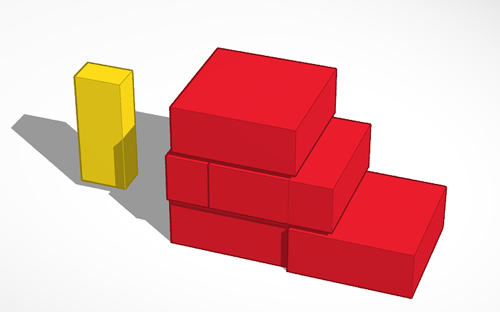 3D design mini humane mouse trap - Tinkercad