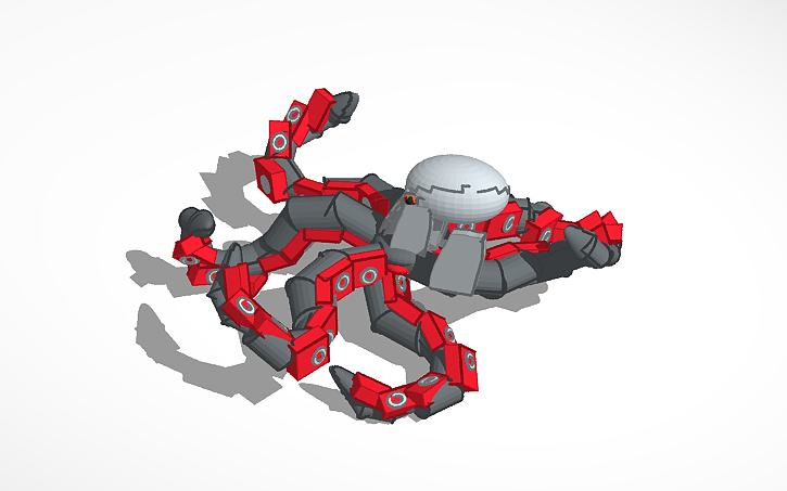 3D design Kraken - Tinkercad