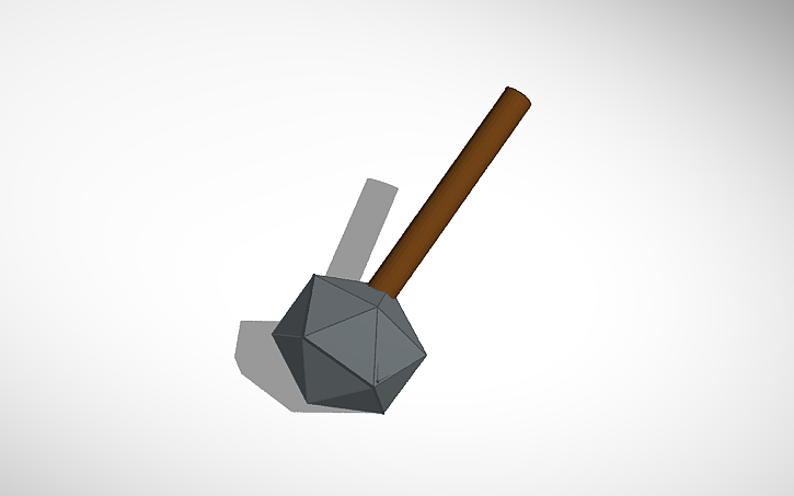 3D design Dice roller - Tinkercad