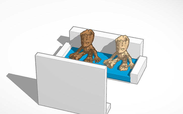 3D design Groot - Tinkercad