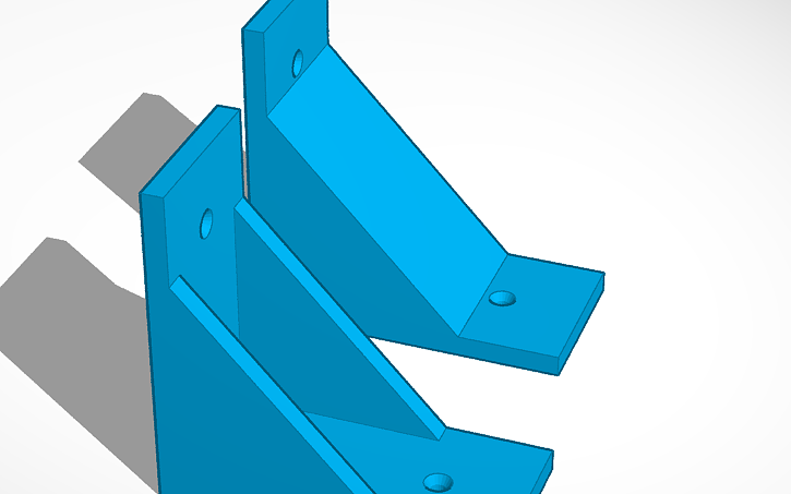 3D design Corner Brackets 60mm - Tinkercad