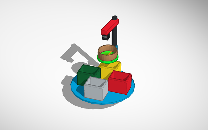 3D design segregate e-waste - Tinkercad