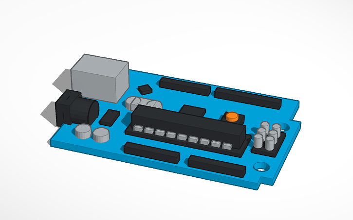 3D design CHI IENN ARDUINO ONE - Tinkercad