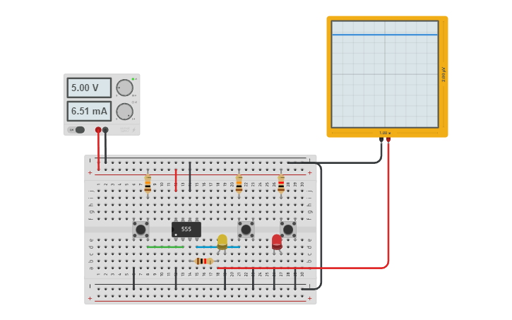 Circuit design Biestable (Profe) - Tinkercad