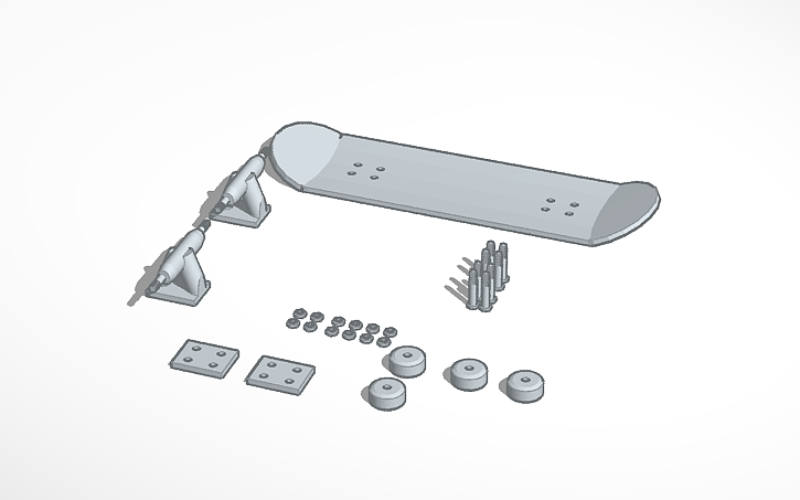 3D design Joel Tech Deck | Tinkercad
