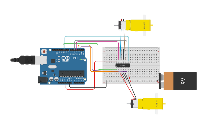 Circuit design Trabalho 7 | Tinkercad