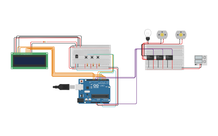Circuit design Incubator - Tinkercad
