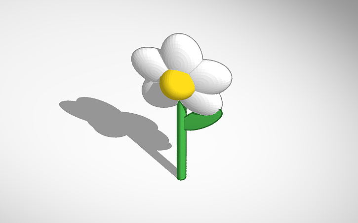 3D design Flower - Tinkercad