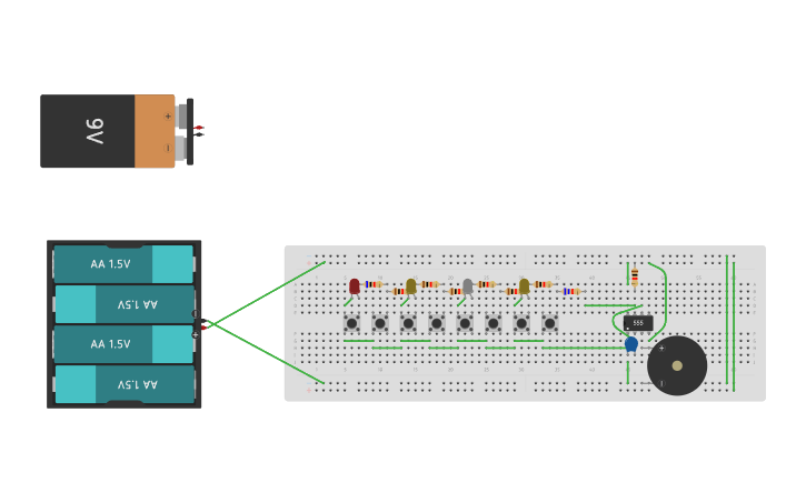 Circuit design generador de sonido - Tinkercad