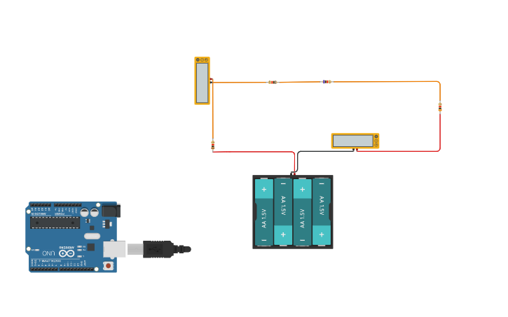 Circuit design Module 2: Part 4C : Series Circuit | Tinkercad
