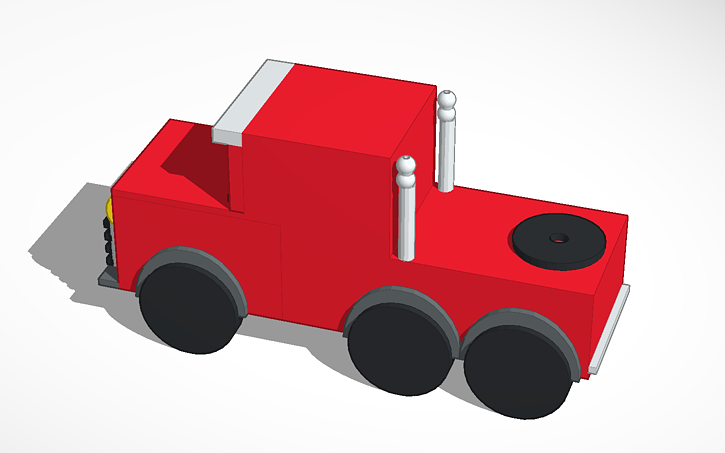 3D design truck - Tinkercad